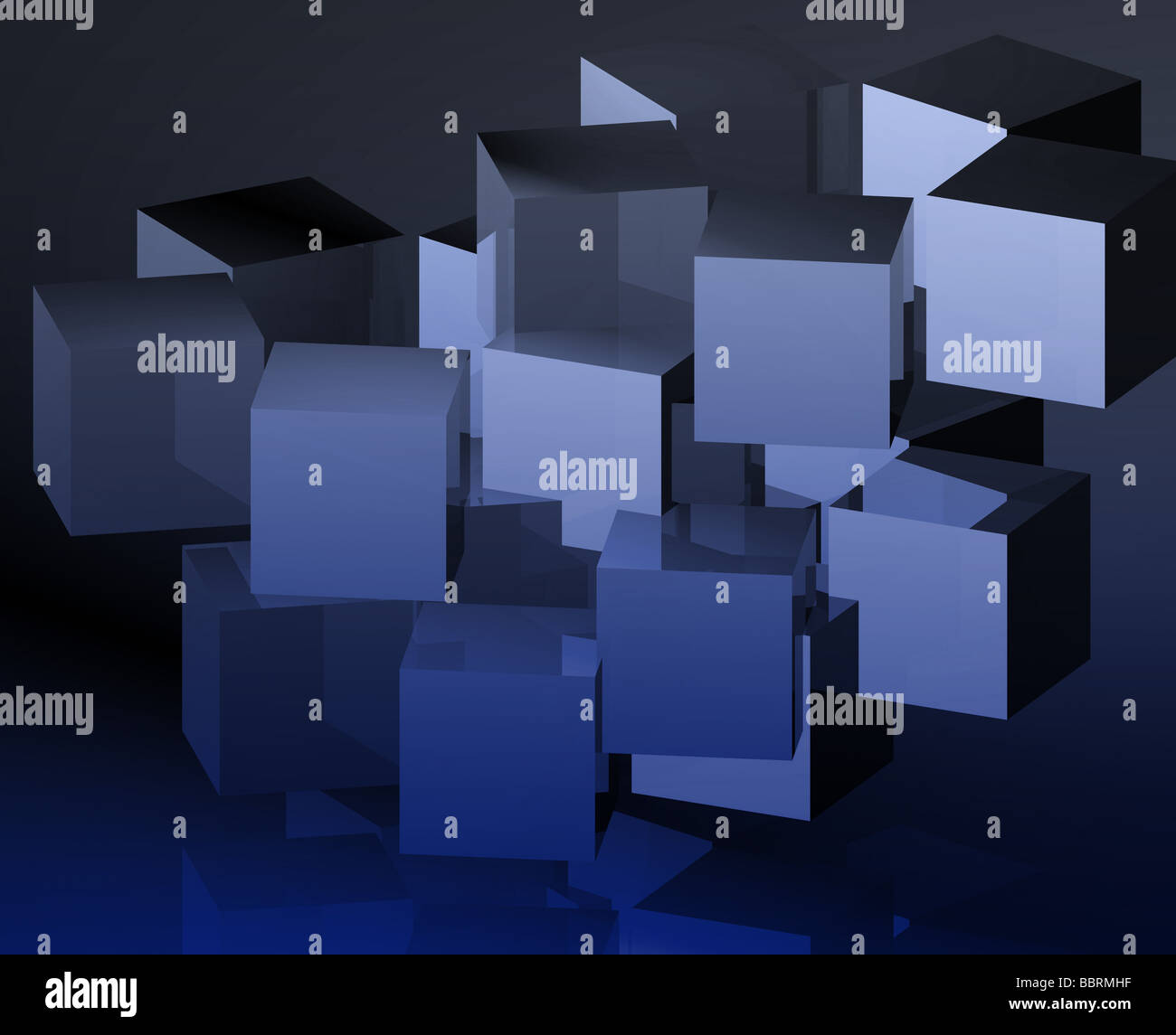 Abstract background illustration of cube geometric shapes Stock Photo ...