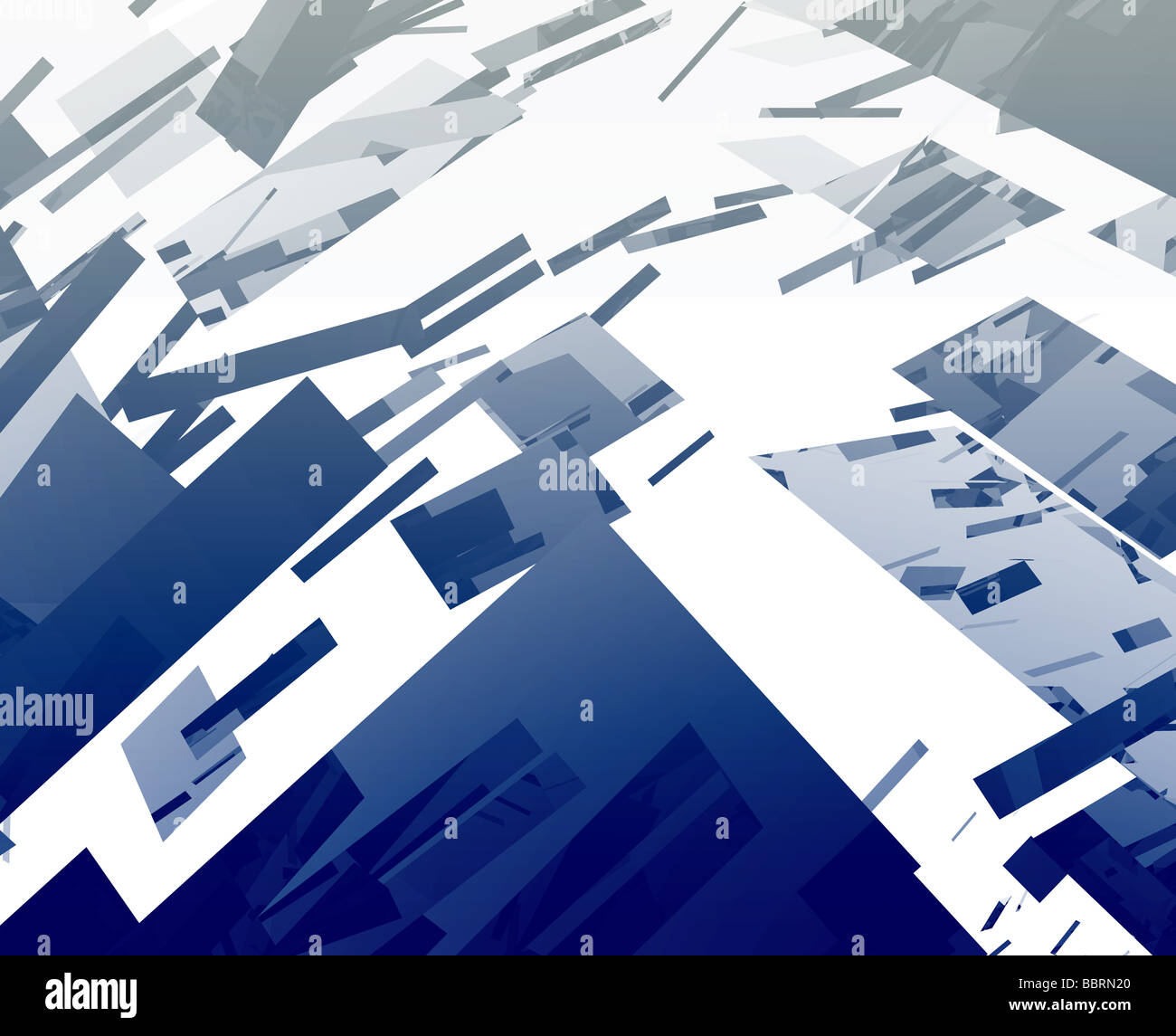 Abstract background illustration of shattered exploding geometric ...