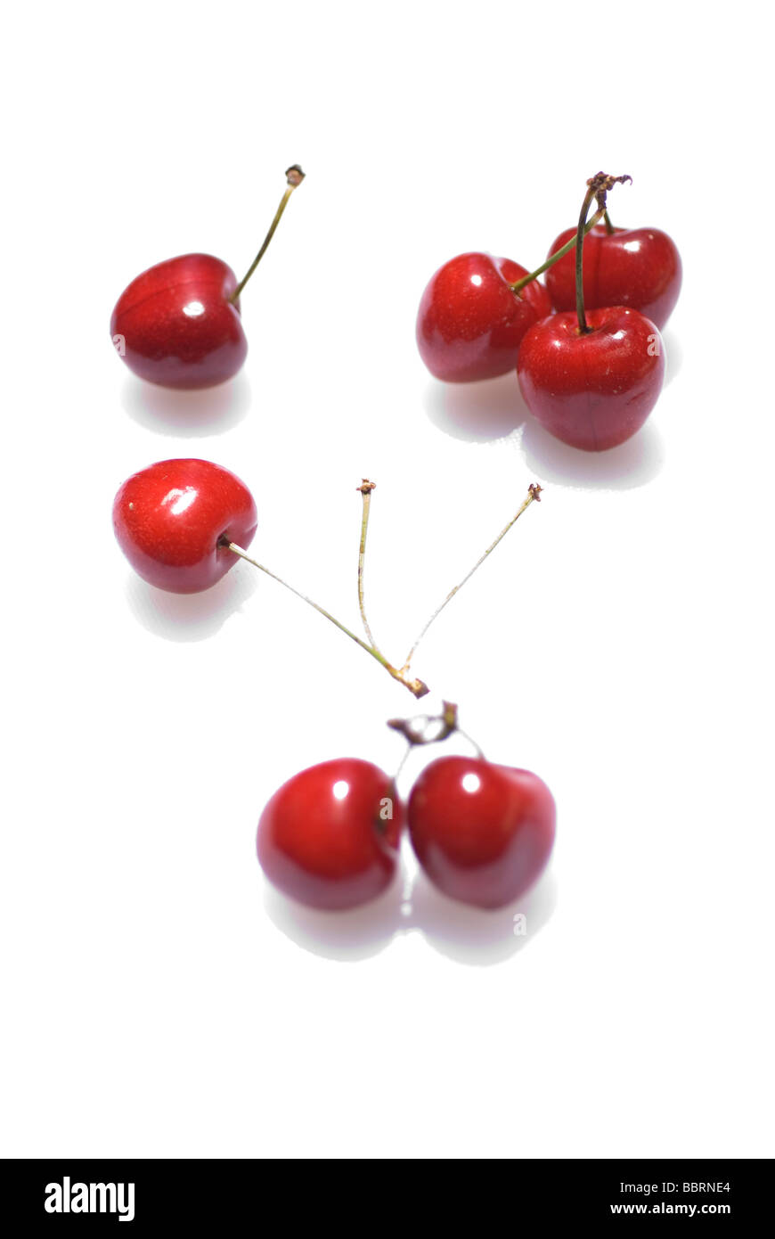 Group of cherries Cut Out Stock Images & Pictures - Alamy