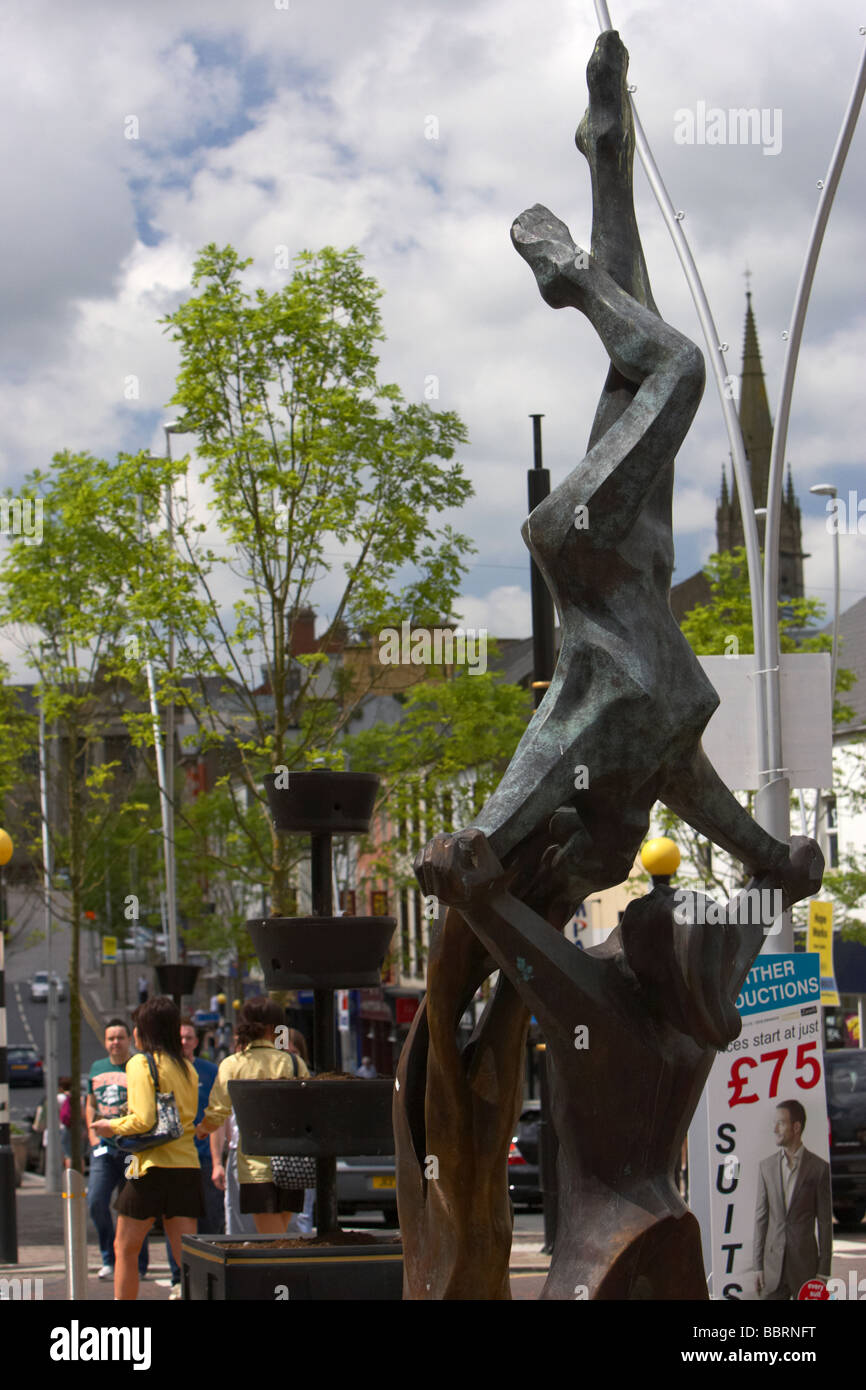 balance sculpture designed in bronze by John Rowlands is a piece of ...