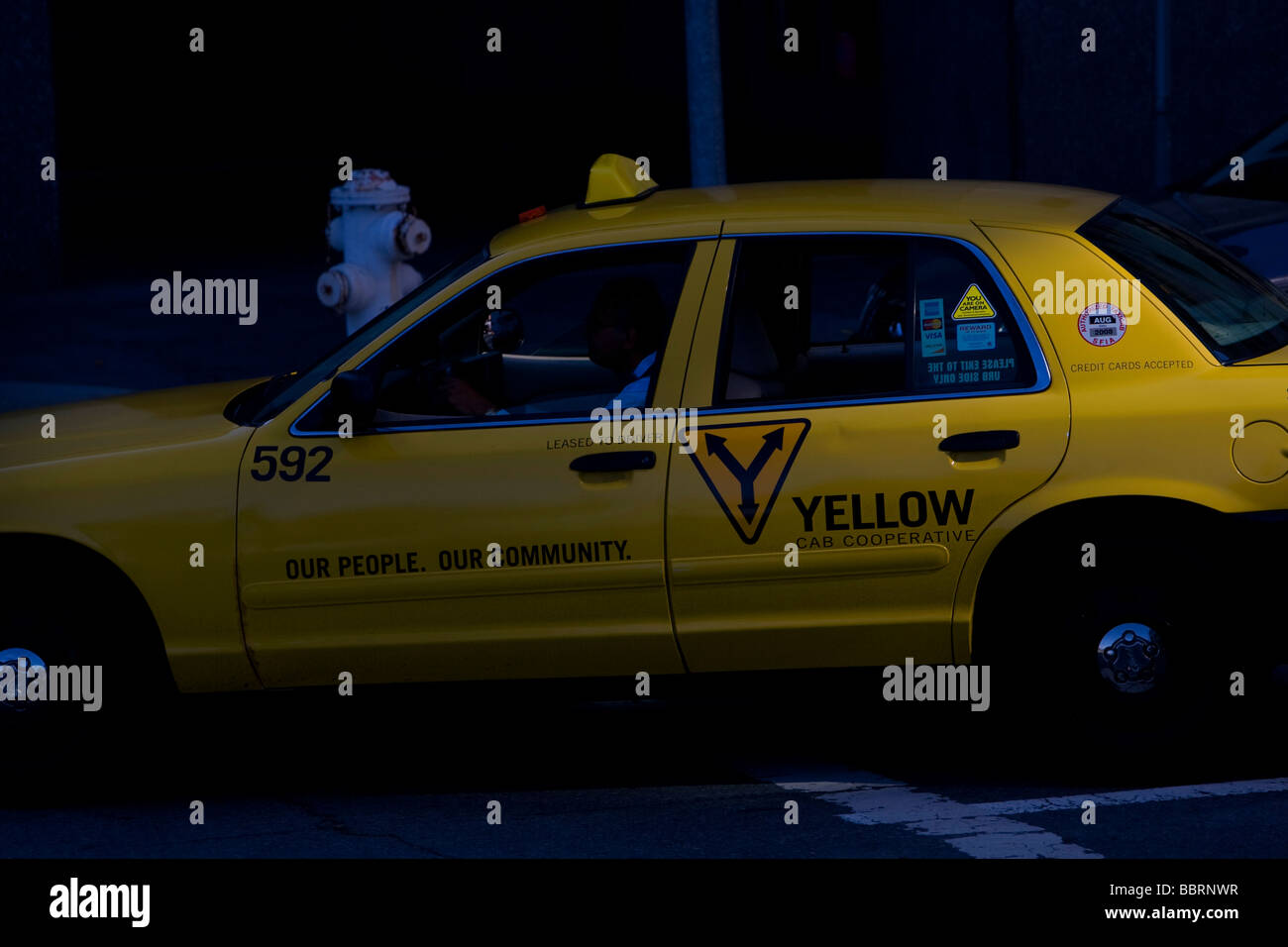 San francisco taxi cab hi-res stock photography and images - Alamy