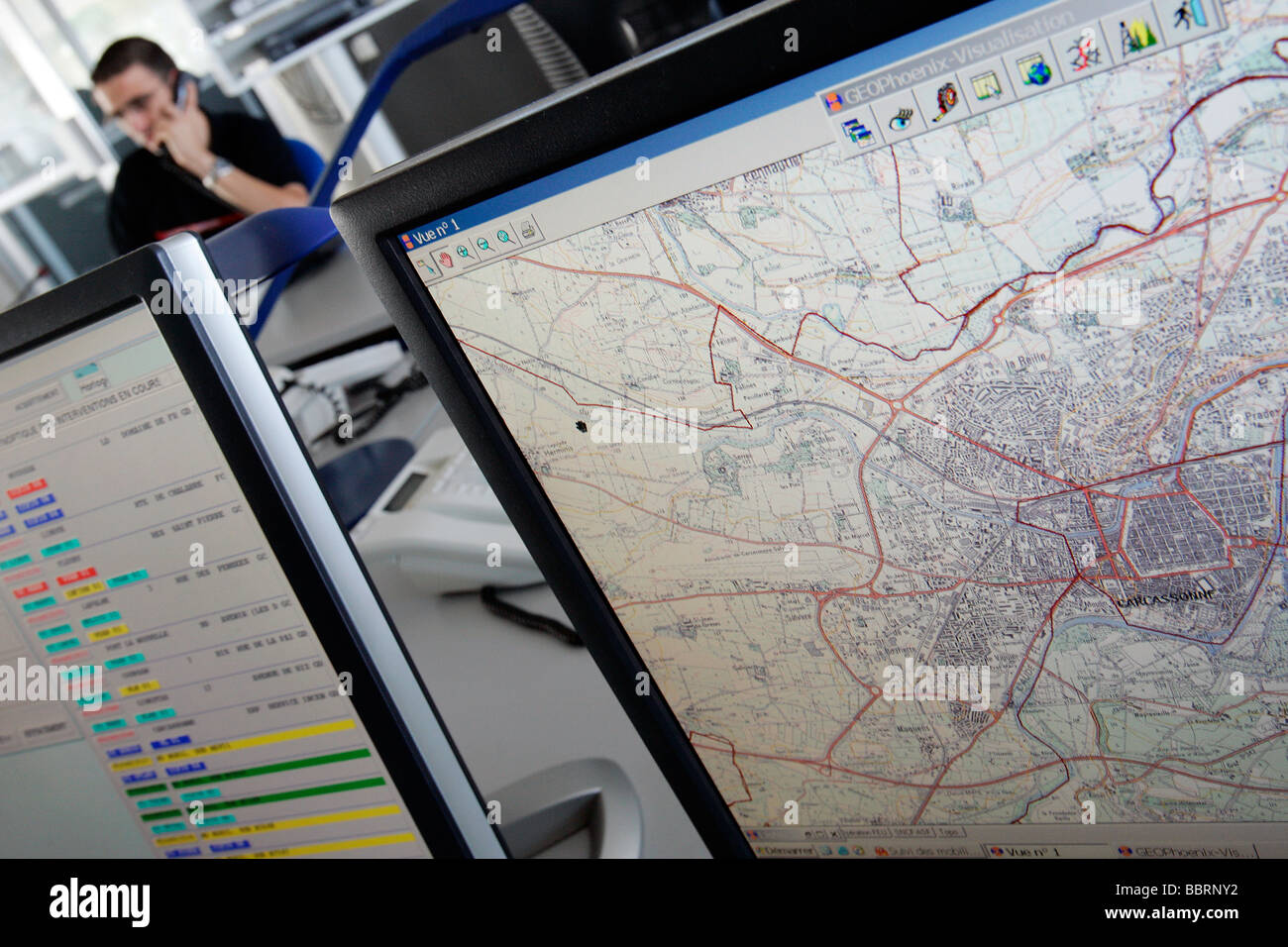 Geographic information system map hi-res stock photography and images ...