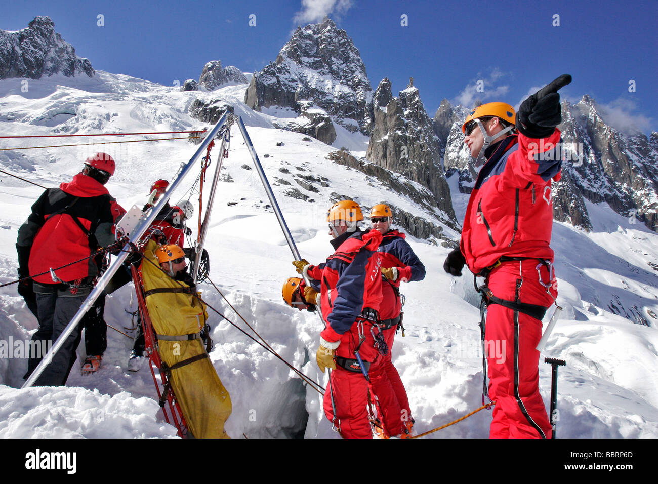 Mountain Rescue Stretcher Snow Stock Photos & Mountain Rescue Stretcher ...