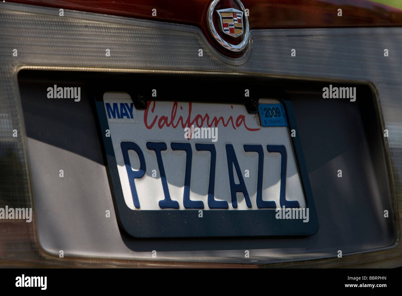 License plate in California, America Stock Photo - Alamy