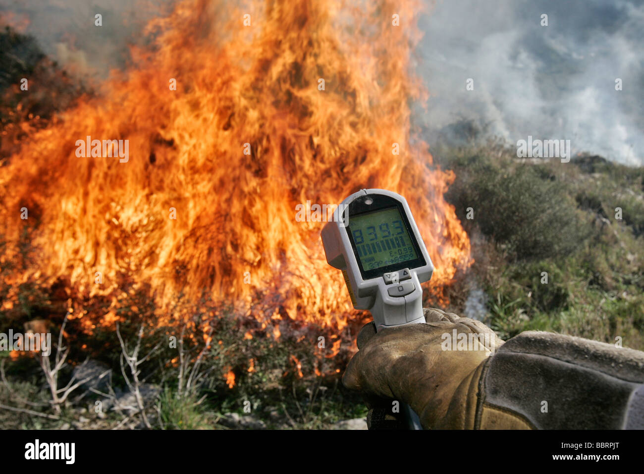 Firemen beating fire hi-res stock photography and images - Alamy
