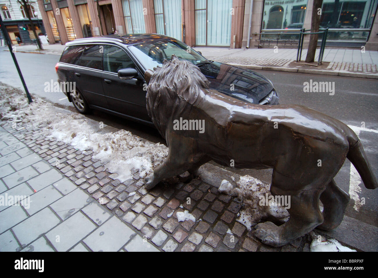 Norway oslo city car hi-res stock photography and images - Alamy