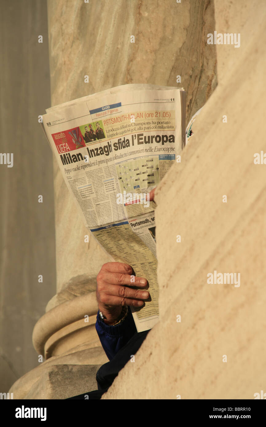 Man sitting on steps church hi-res stock photography and images - Alamy