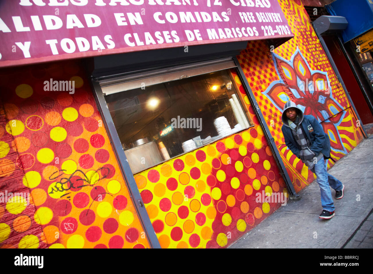 Bright coloured cafe hi-res stock photography and images - Alamy