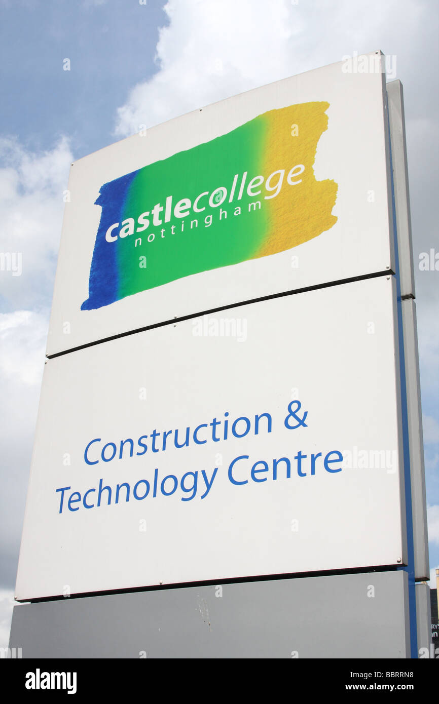 Castle College Nottingham Stock Photo - Alamy