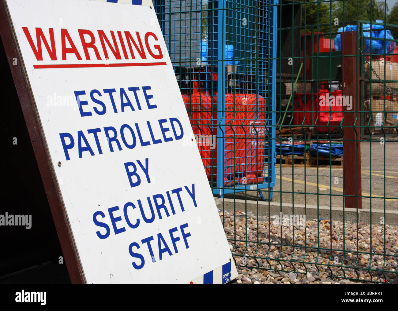 Security warning sign hi-res stock photography and images - Alamy