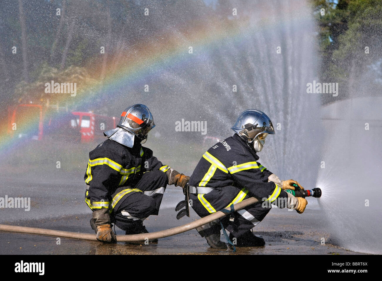 Firefighting instruction hi-res stock photography and images - Alamy