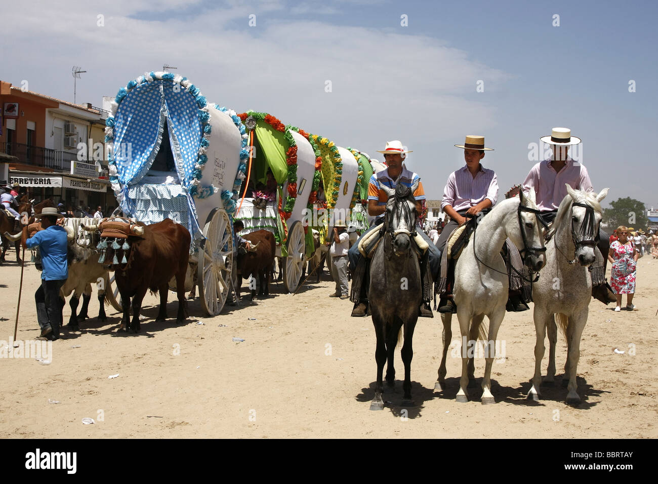 Romeria del Rocio Festival 2009 Stock Photo - Alamy