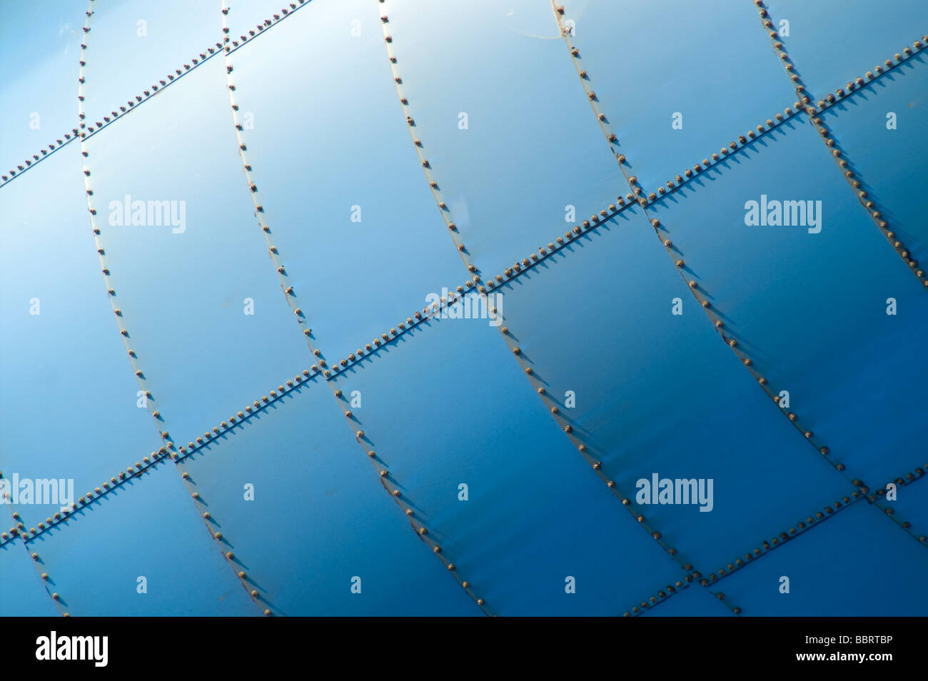 Abstract detail showing patterns of a blue storage tank Stock Photo - Alamy