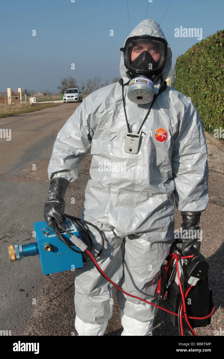 Radioactive protection suit hi-res stock photography and images - Alamy