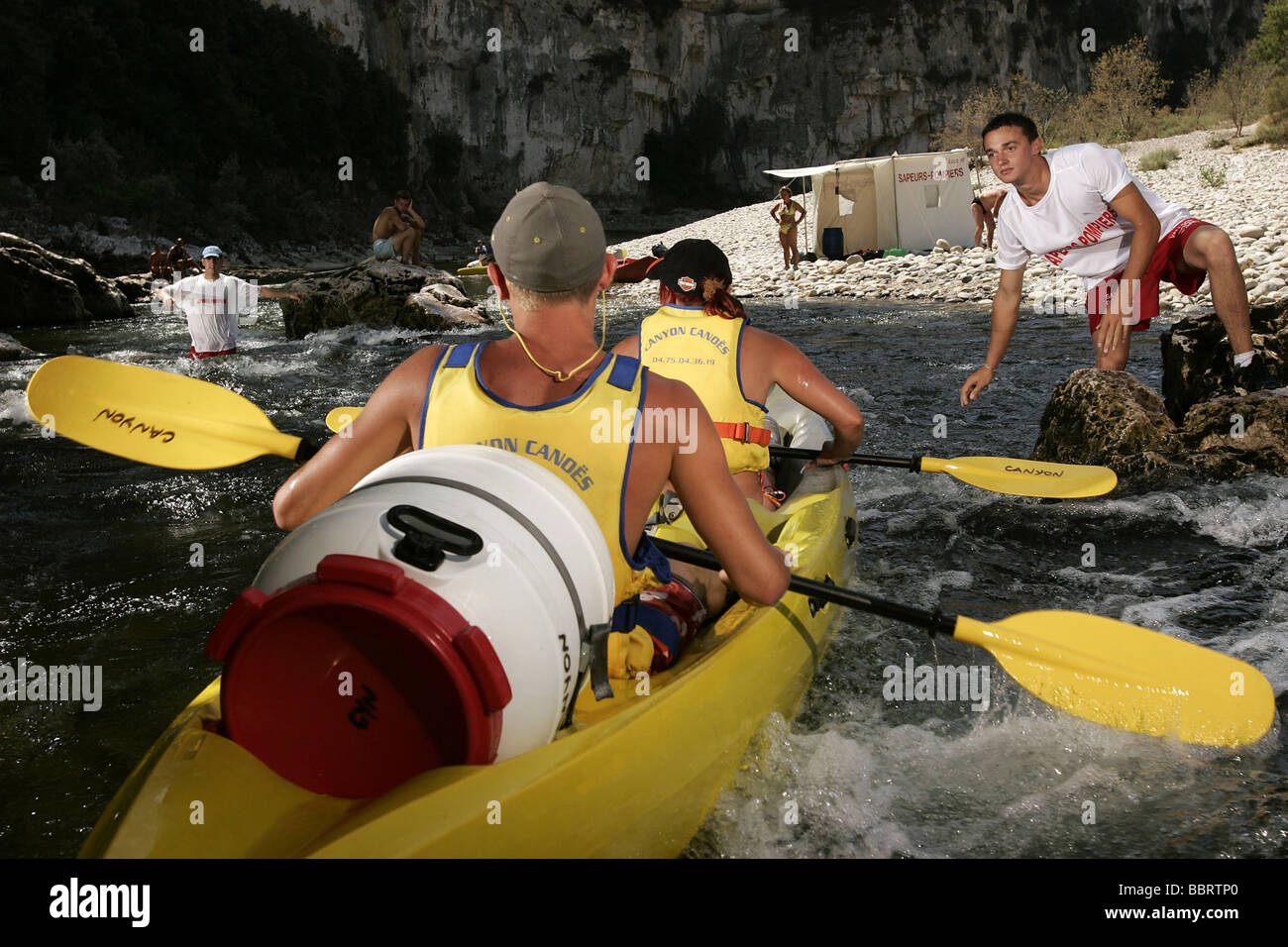Rescue canoe lifeguard hi-res stock photography and images - Alamy