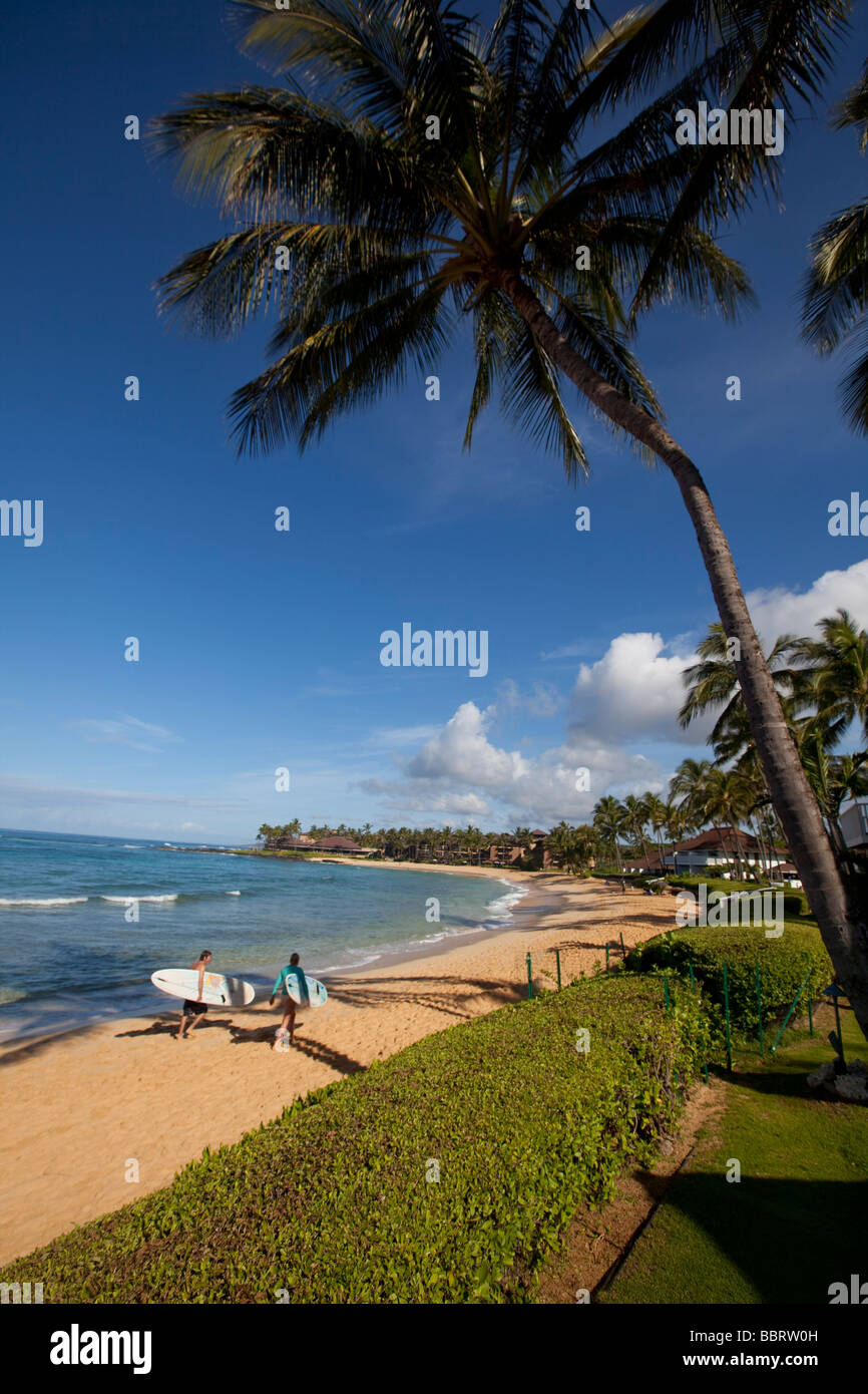Poipu Beach Kauai Hawaii Stock Photo - Alamy