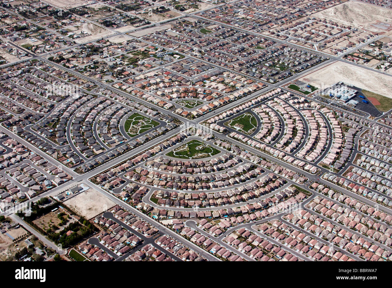 Aerial las vegas suburb hi-res stock photography and images - Alamy
