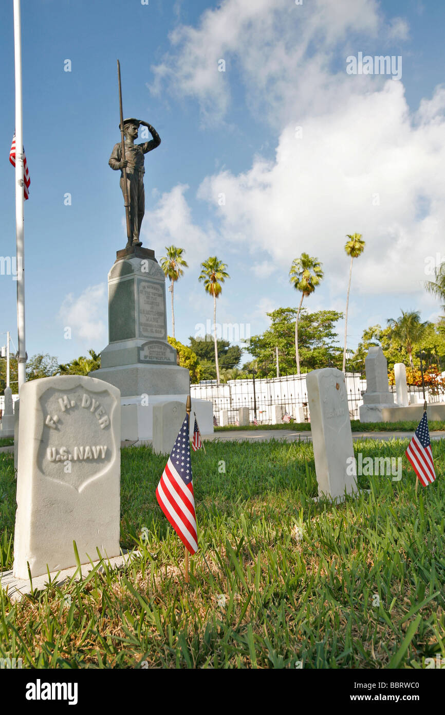 GRAVES IN THE KEY WEST CEMETERY, USA Stock Photo - Alamy
