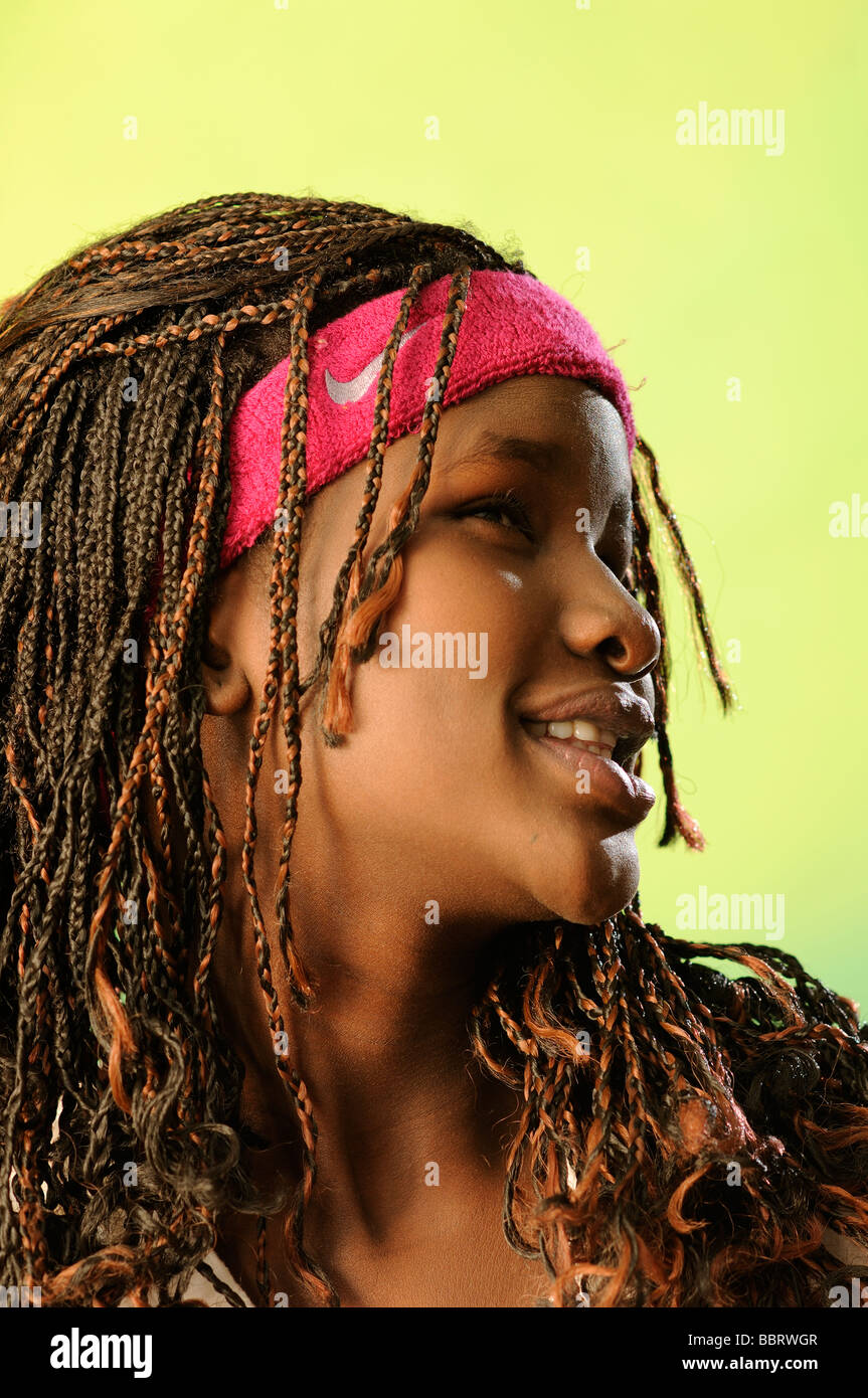 Black African Teenage Model High Resolution Stock Photography and ...