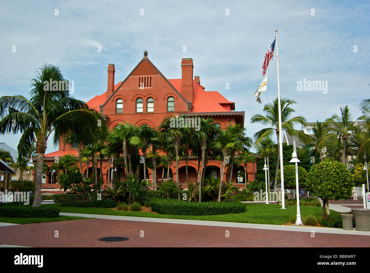 Beautiful renovated restored Key West red brick Art History Museum at ...