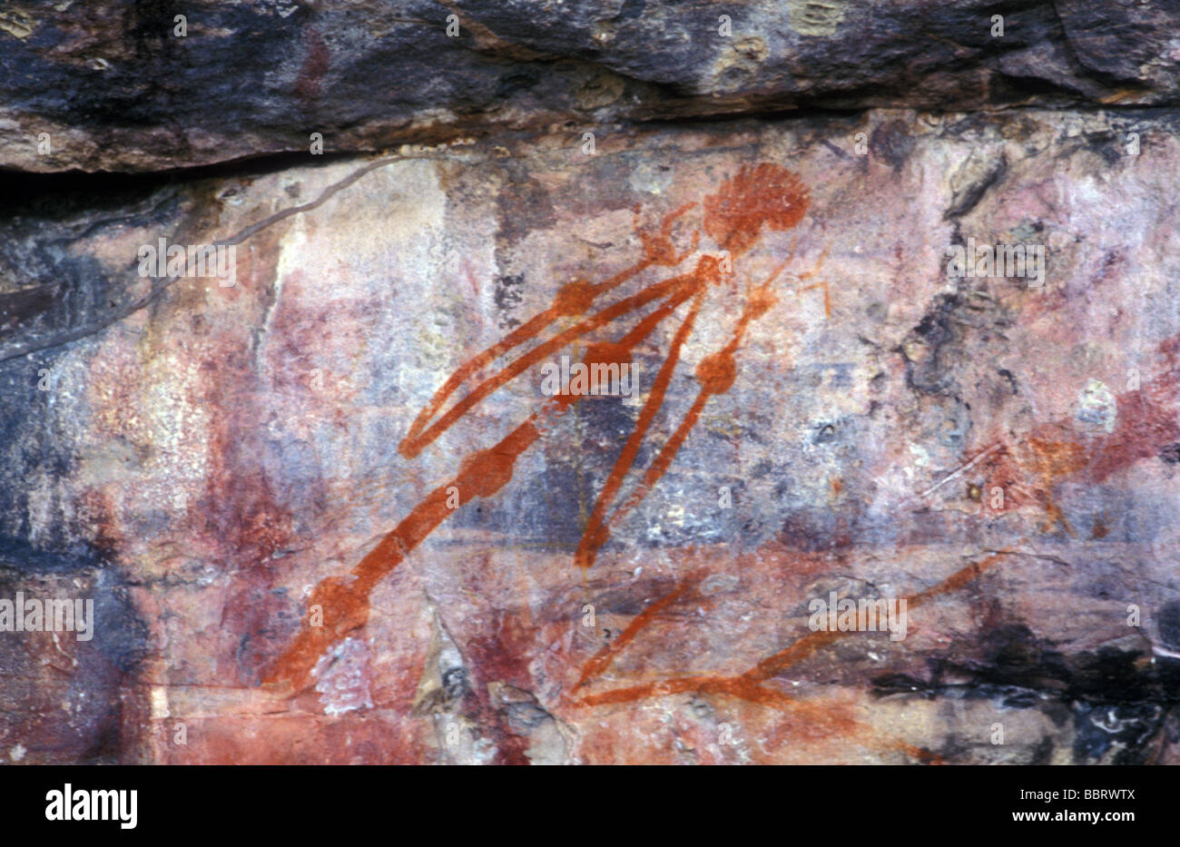 ubirr aboriginal rock art kakadu northern territory australia Stock Photo - Alamy