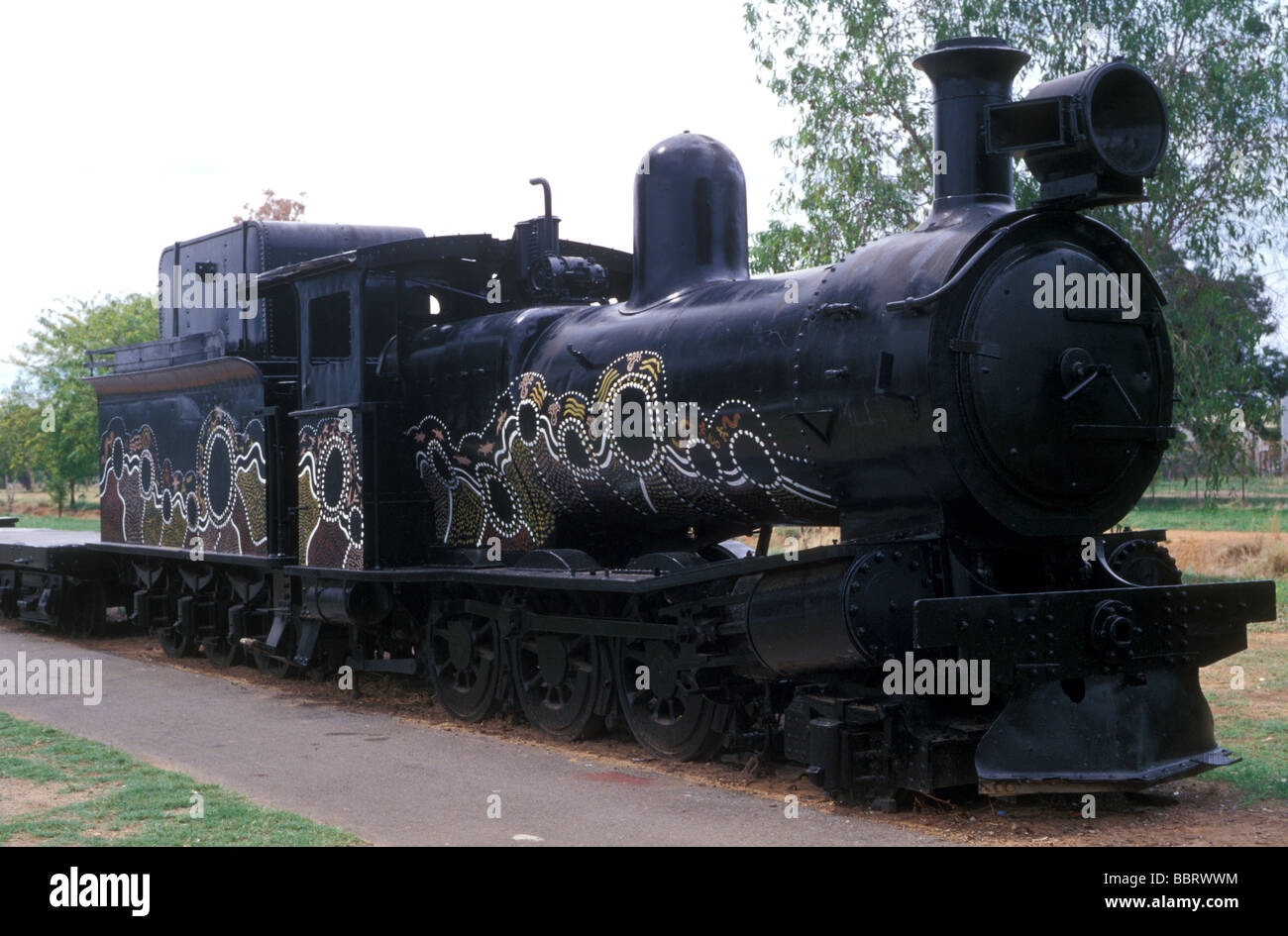 old steam train katherine northern territory australia Stock Photo - Alamy