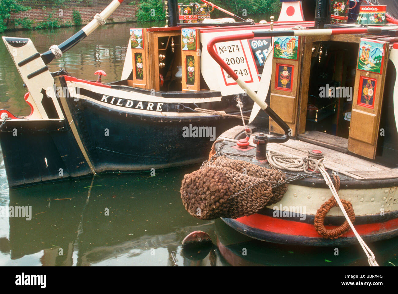 The 1908 built FMC steam narrowboat President and butty Kildare Grand ...
