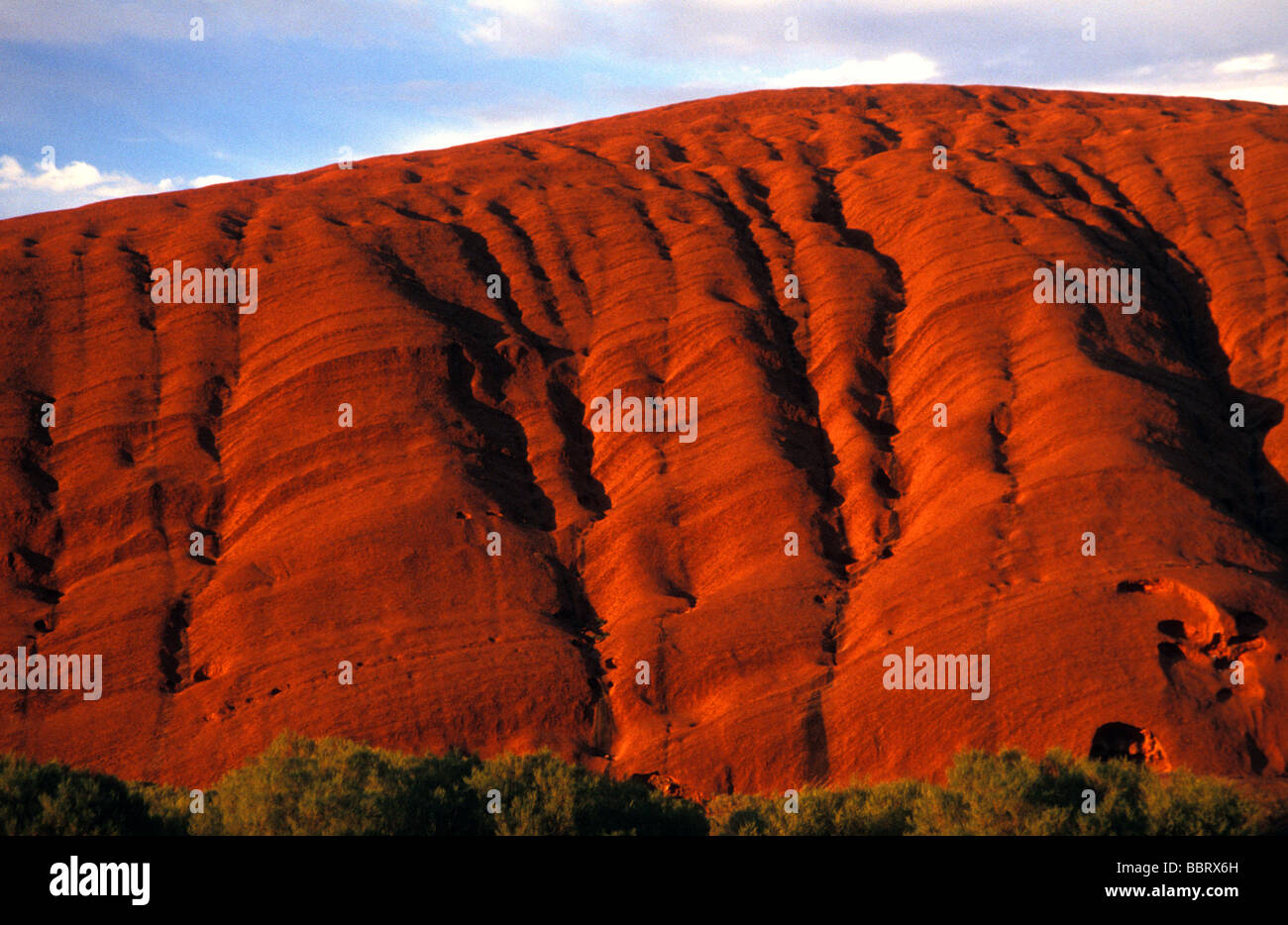 uluru from viewpoint red centre australia Stock Photo - Alamy