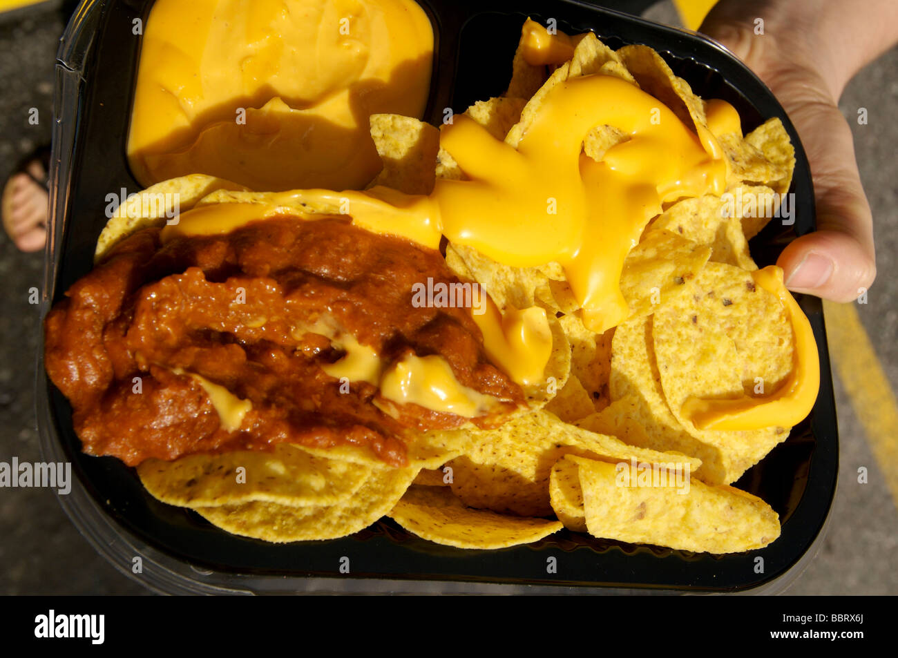 Fast food natchos from a gas station convenience store Stock Photo - Alamy
