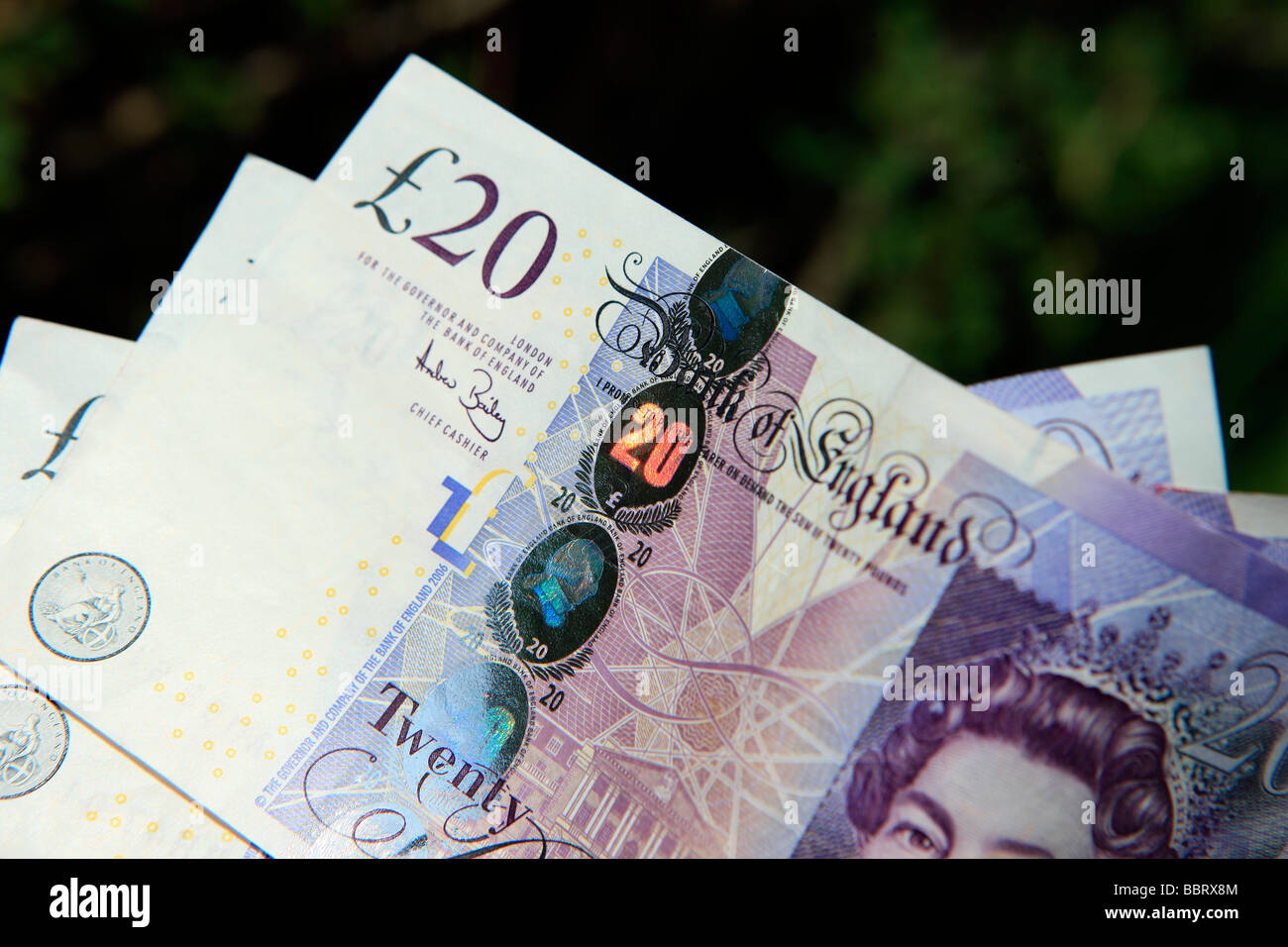 £20 notes Stock Photo - Alamy