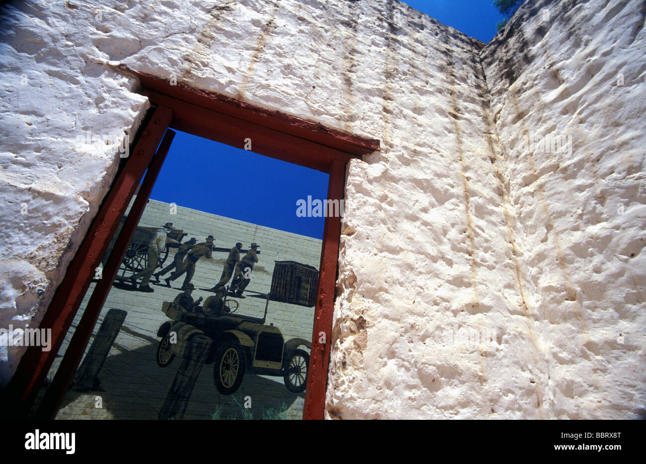stuart town jail alice springs red centre australia Stock Photo - Alamy