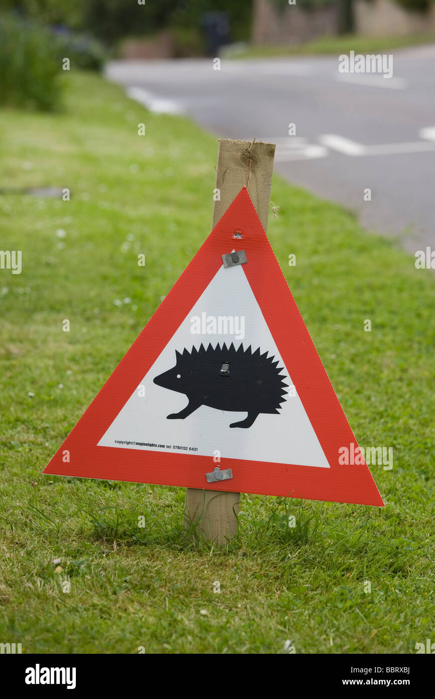 Slow hedgehogs sign hi-res stock photography and images - Alamy