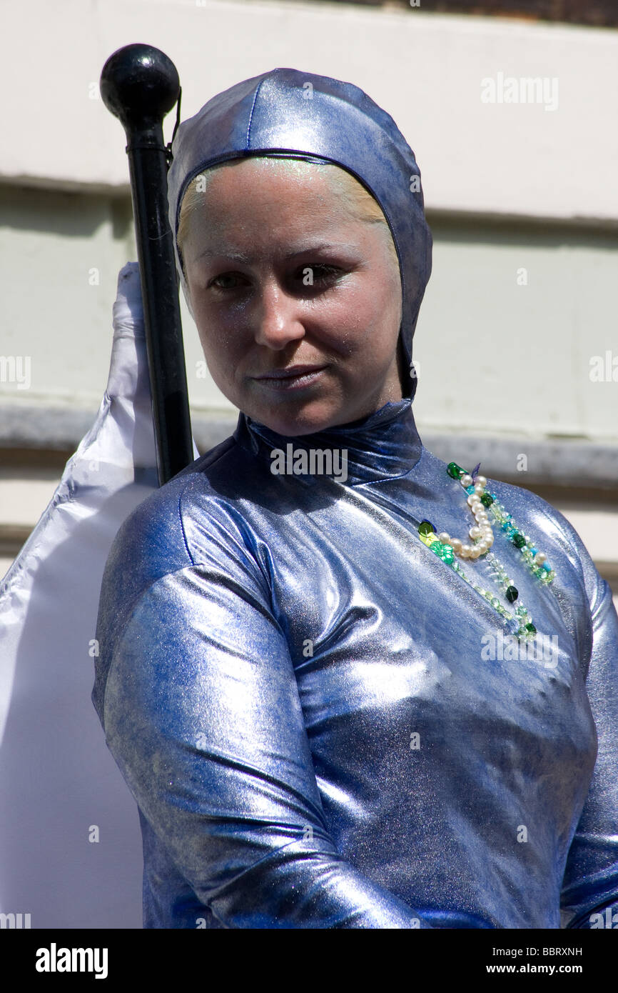 tightrope walker artist female street theatre circus act Medway Fuse ...