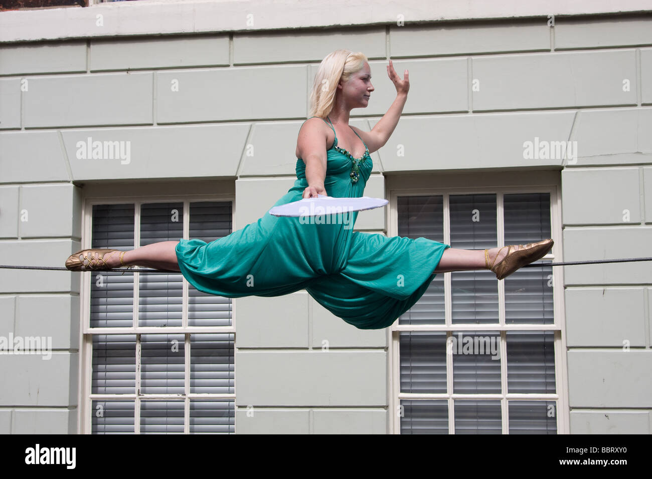 Female Circus Tightrope Walker 540+ Female Tightrope Walker Stock