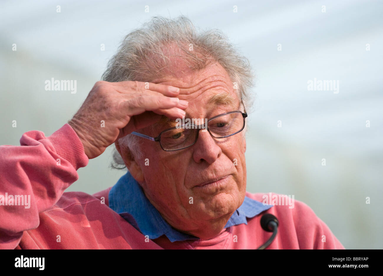 Chris Blackwell founder of Island Records pictured at at Hay Festival ...
