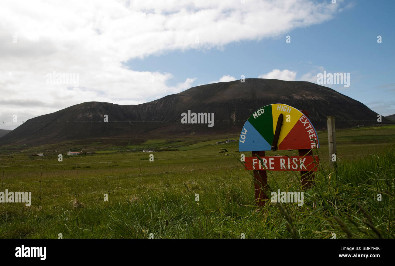 Uk fire risk sign hi-res stock photography and images - Alamy