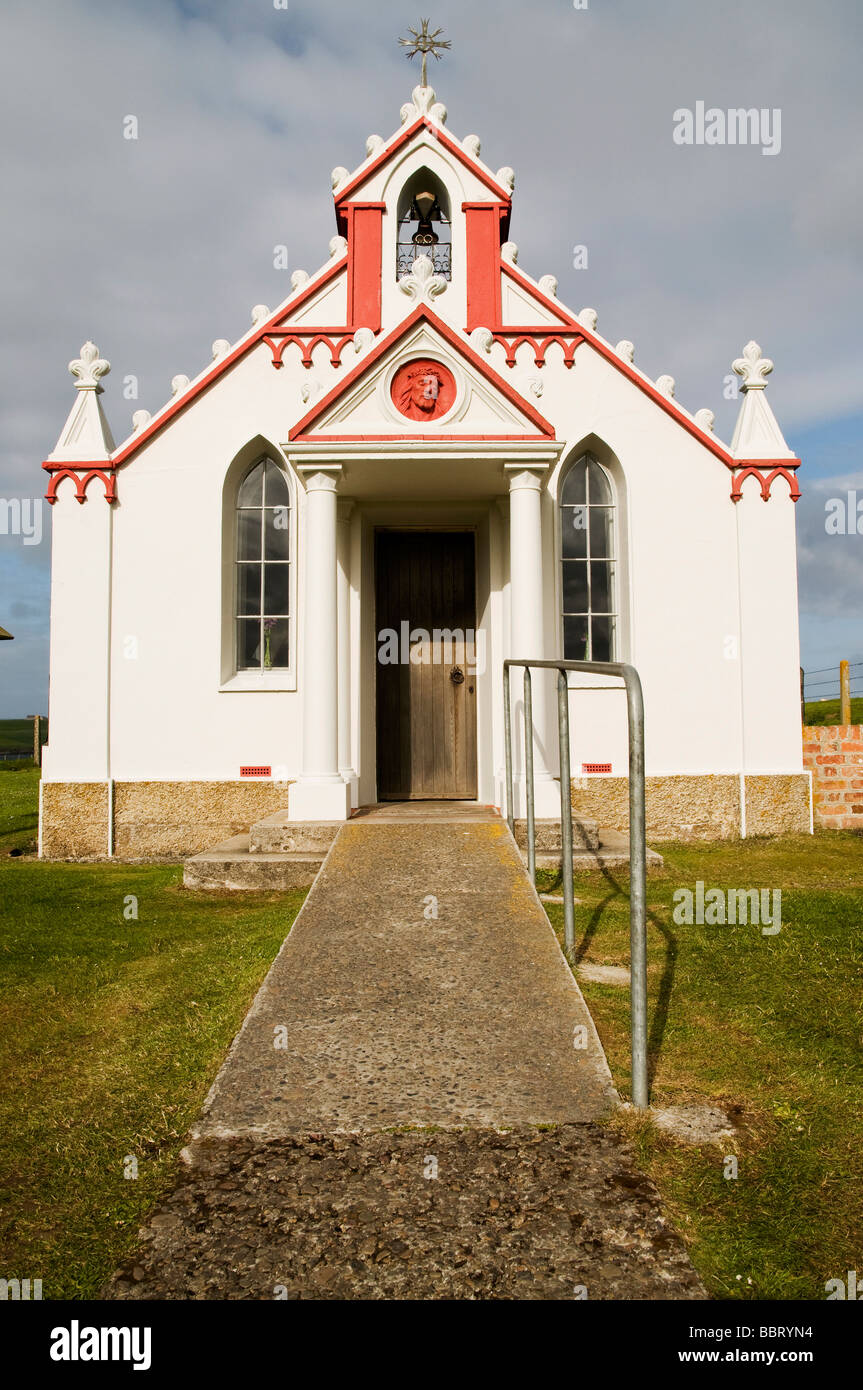 facade of the Italian Chapel on Orkney Islands Stock Photo - Alamy