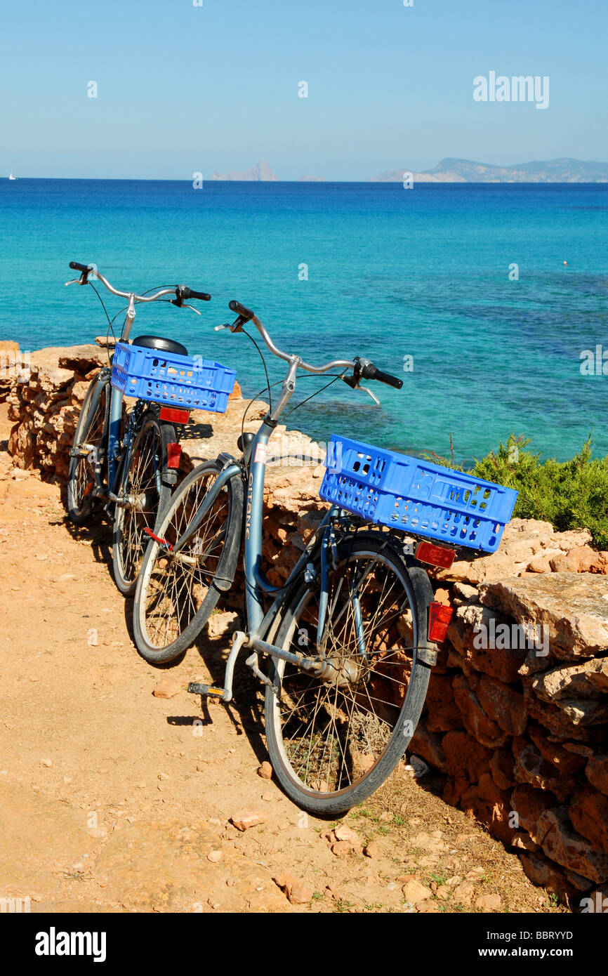 Bike in Formentera Stock Photo - Alamy
