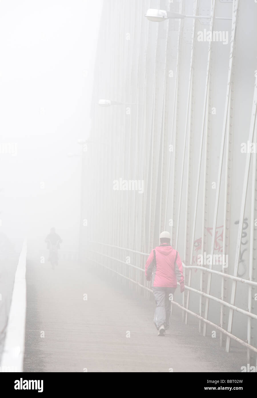 People at fog , Finland Stock Photo - Alamy
