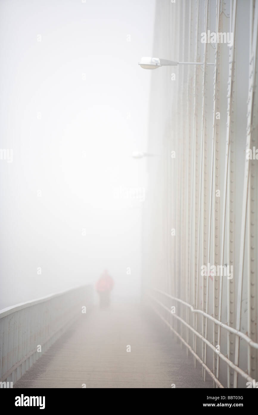 People at fog , Finland Stock Photo - Alamy