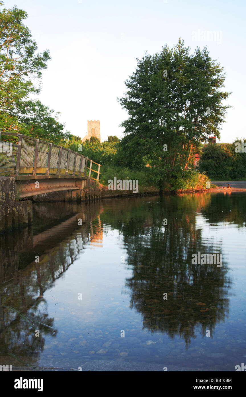 Footbridge ford over river glaven hi-res stock photography and images ...