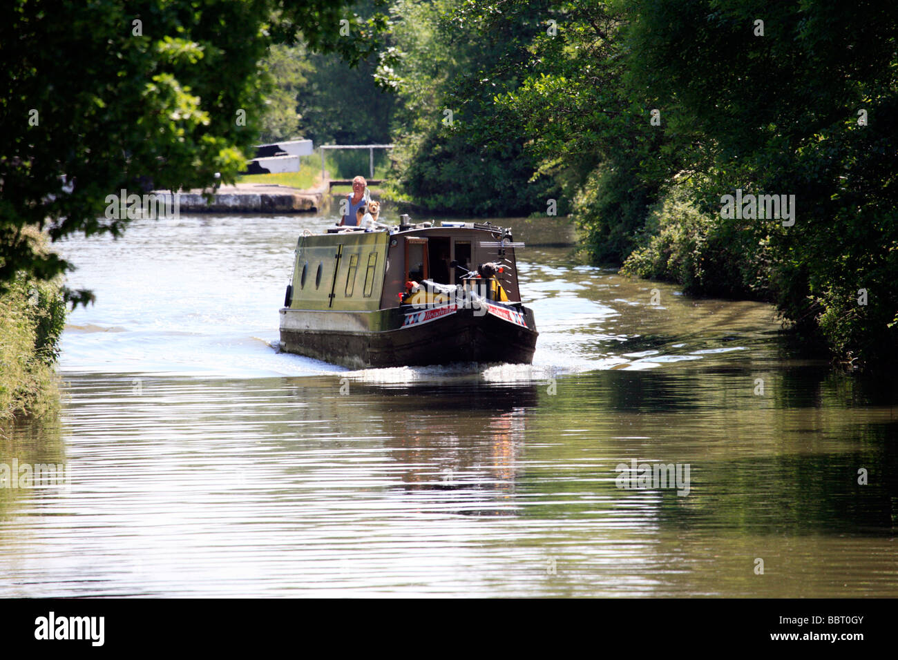 Grand Union Canal Hatton Locks Stock Photo - Alamy