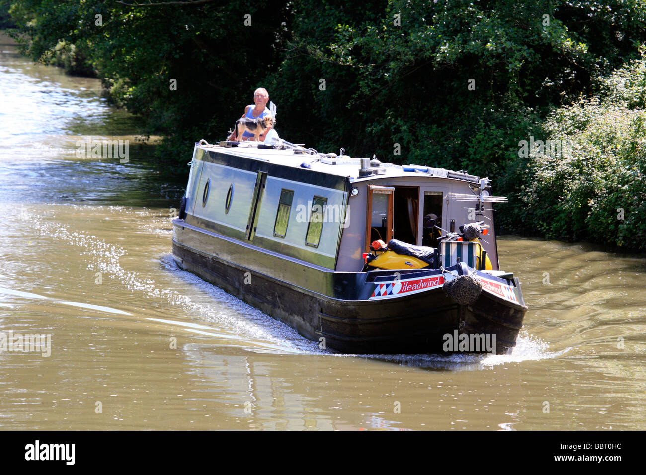 Grand Union Canal Hatton Locks Stock Photo - Alamy