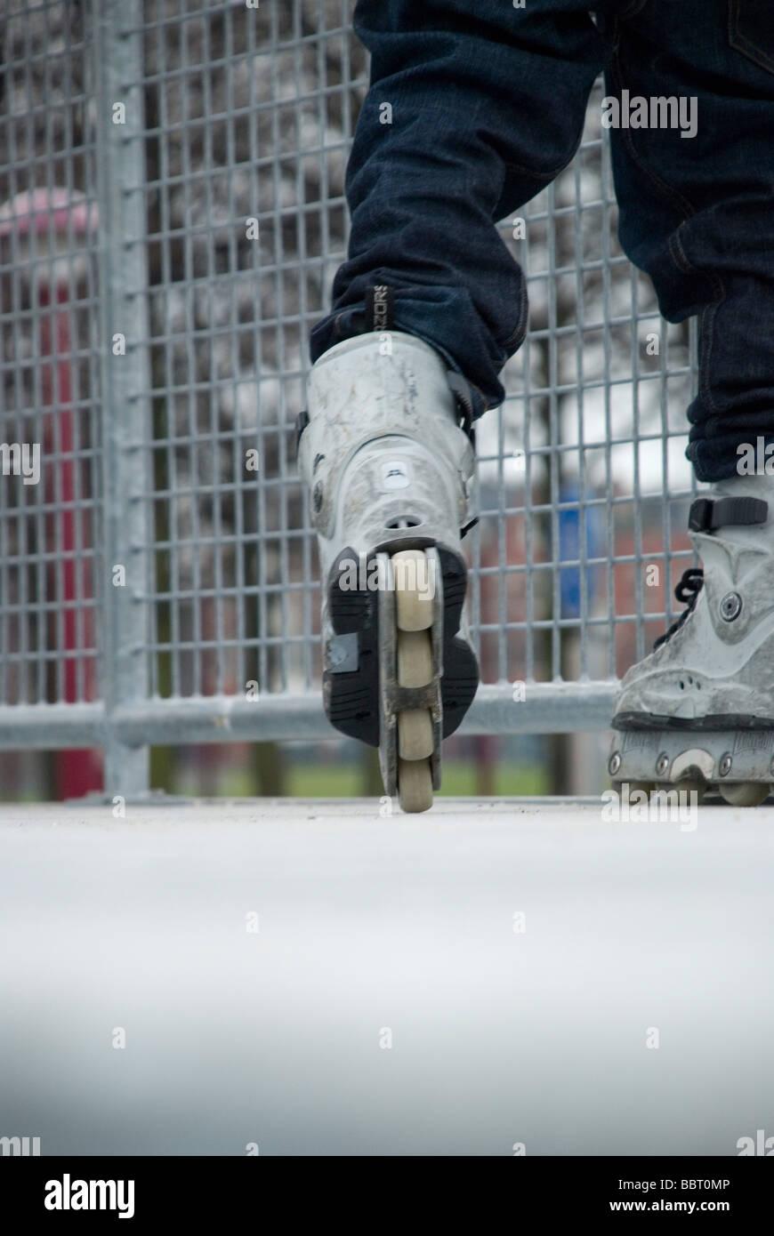 Skater on pipe. VondelparkAmsterdam Netherlands Holland Stock Photo - Alamy