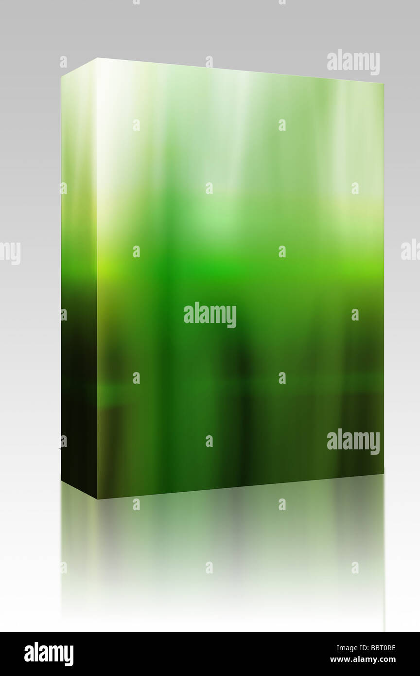 Software package box glowing color energy aura hi-res stock photography ...