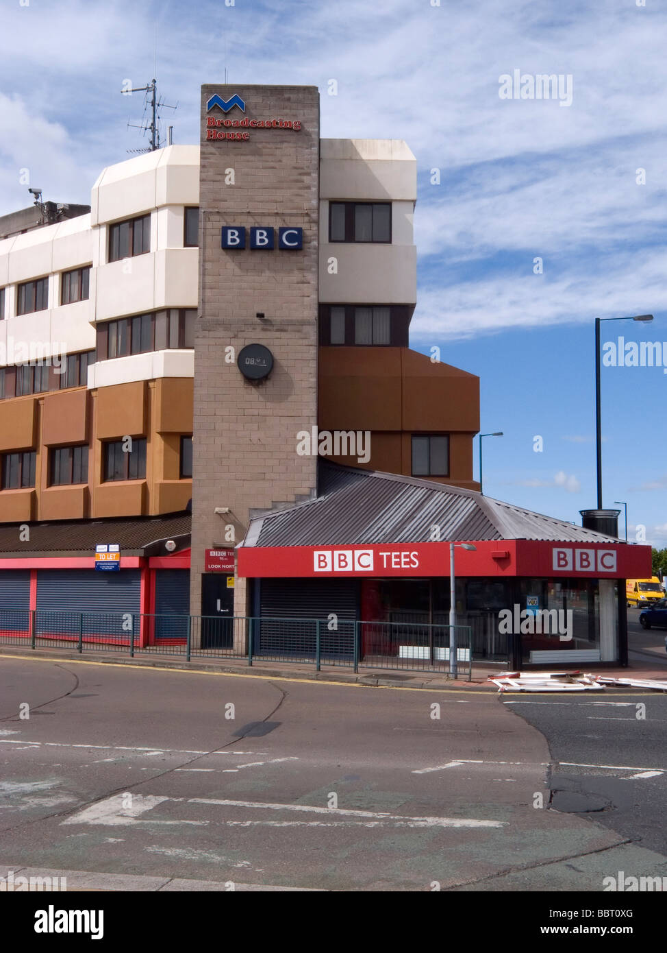 British Broadcasting Corporation BBC Tees local broadcasting house ...
