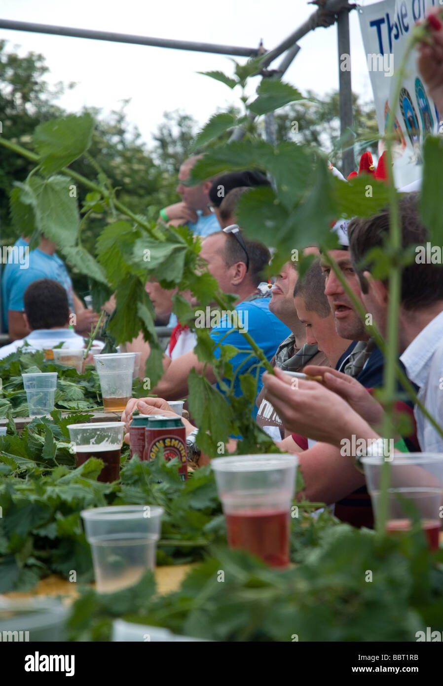 Dorset nettle eating competition hi-res stock photography and images ...