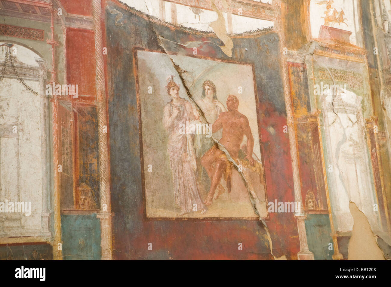 Roman houses in the village of Herculaneum in Naples Stock Photo - Alamy