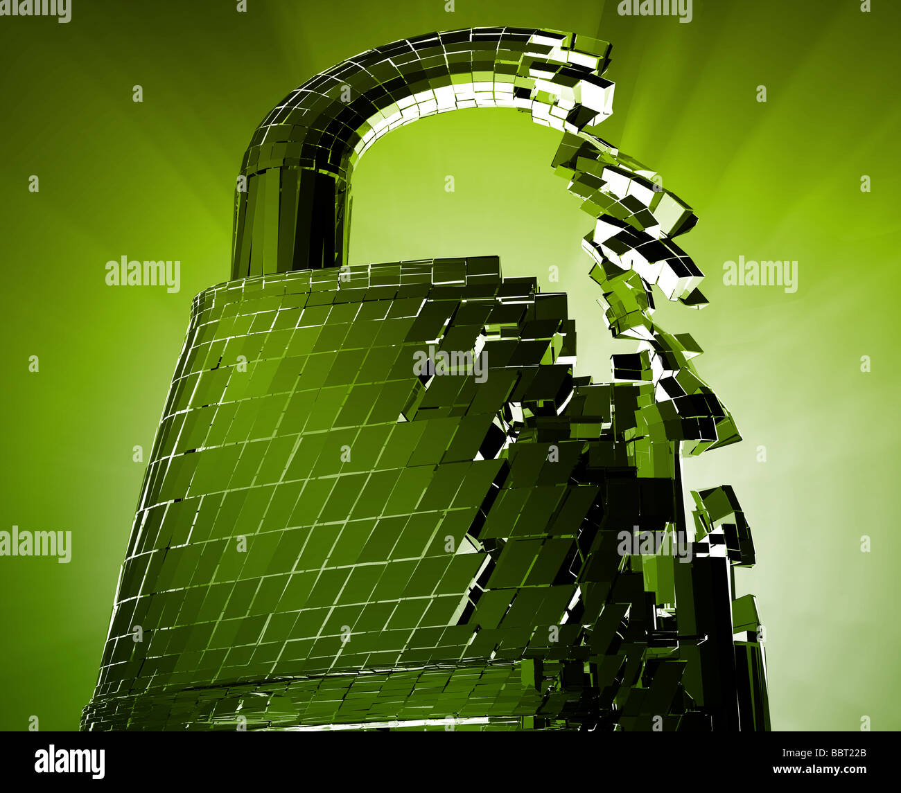 Hacking bypass compromised security with broken lock concept ...