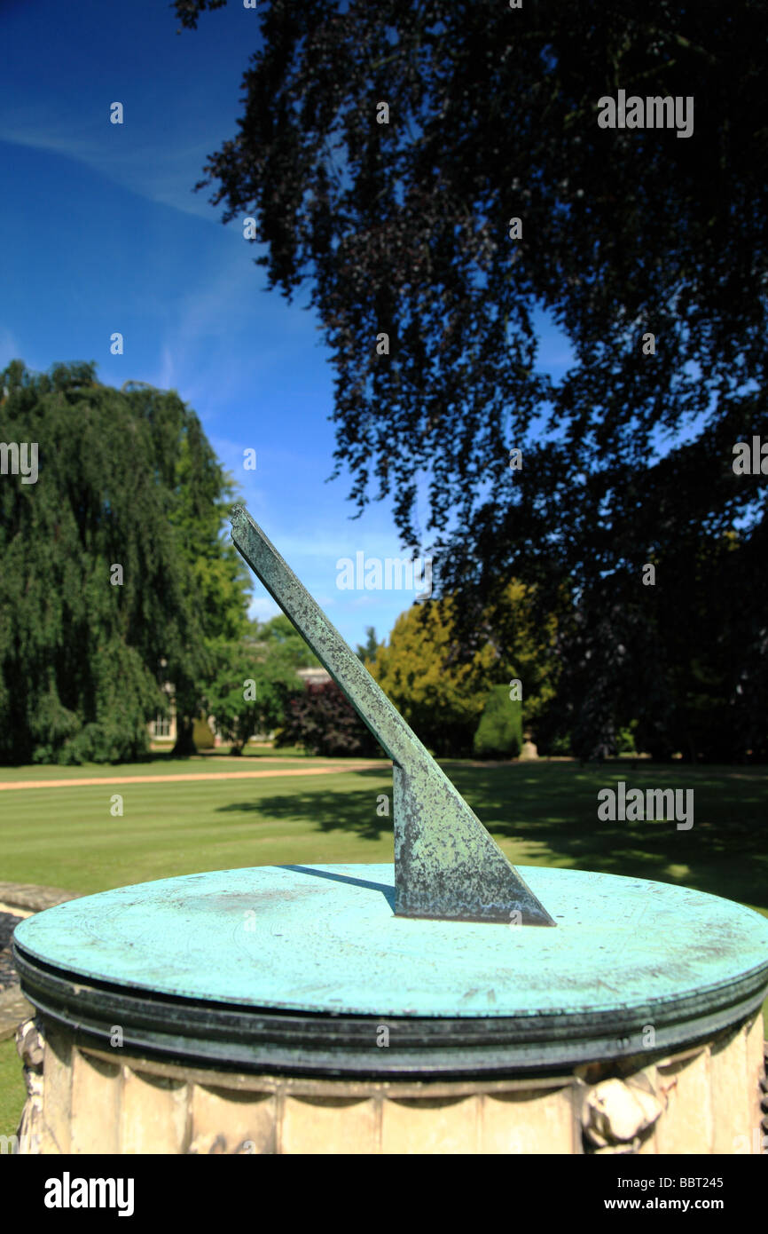 A classic sundial in an English country garden Stock Photo - Alamy